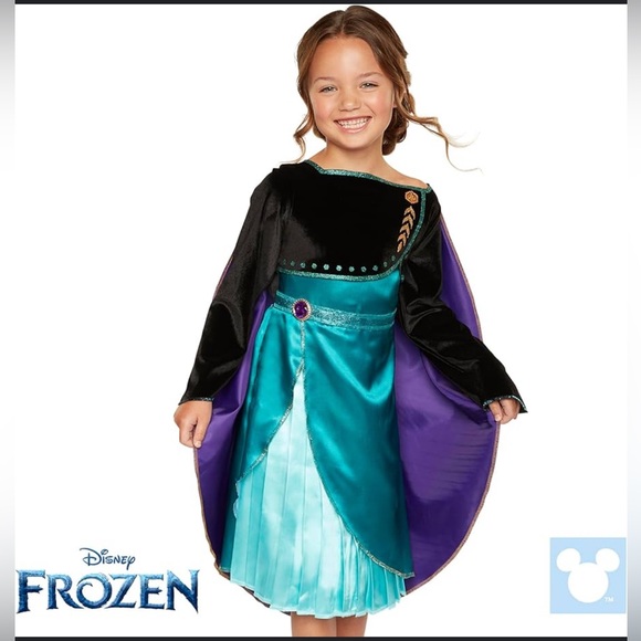 Disney | Dresses | Halloween Kids Deluxe Disney Frozen 2 Queen Anna ...
